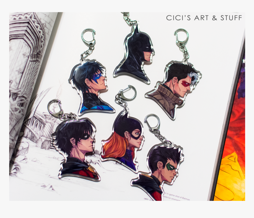 Image Of Dc Bust Keychains {preorder} - Cartoon, HD Png Download ...