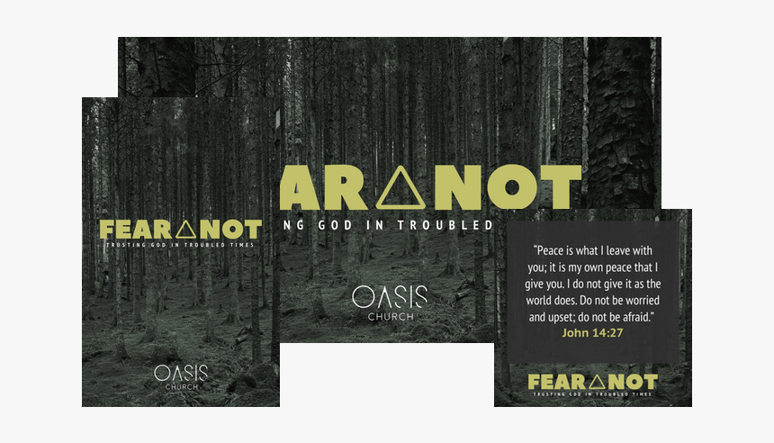 Sermon Fear Not - Graphic Design, HD Png Download , Transparent Png ...