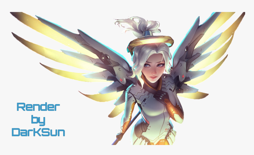 Mercy Render Png - Mercy Overwatch Png, Transparent Png , Transparent ...