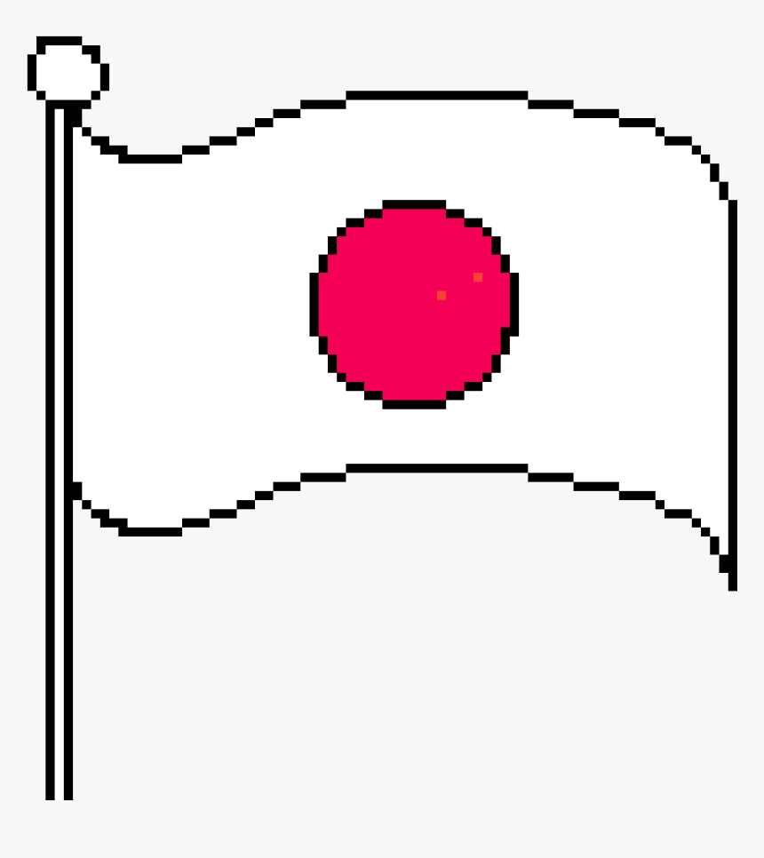 Japan Flag Pixel Art, HD Png Download , Transparent Png Image - PNGitem