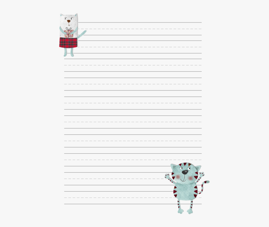 Cat Writing Paper, HD Png Download , Transparent Png Image - PNGitem