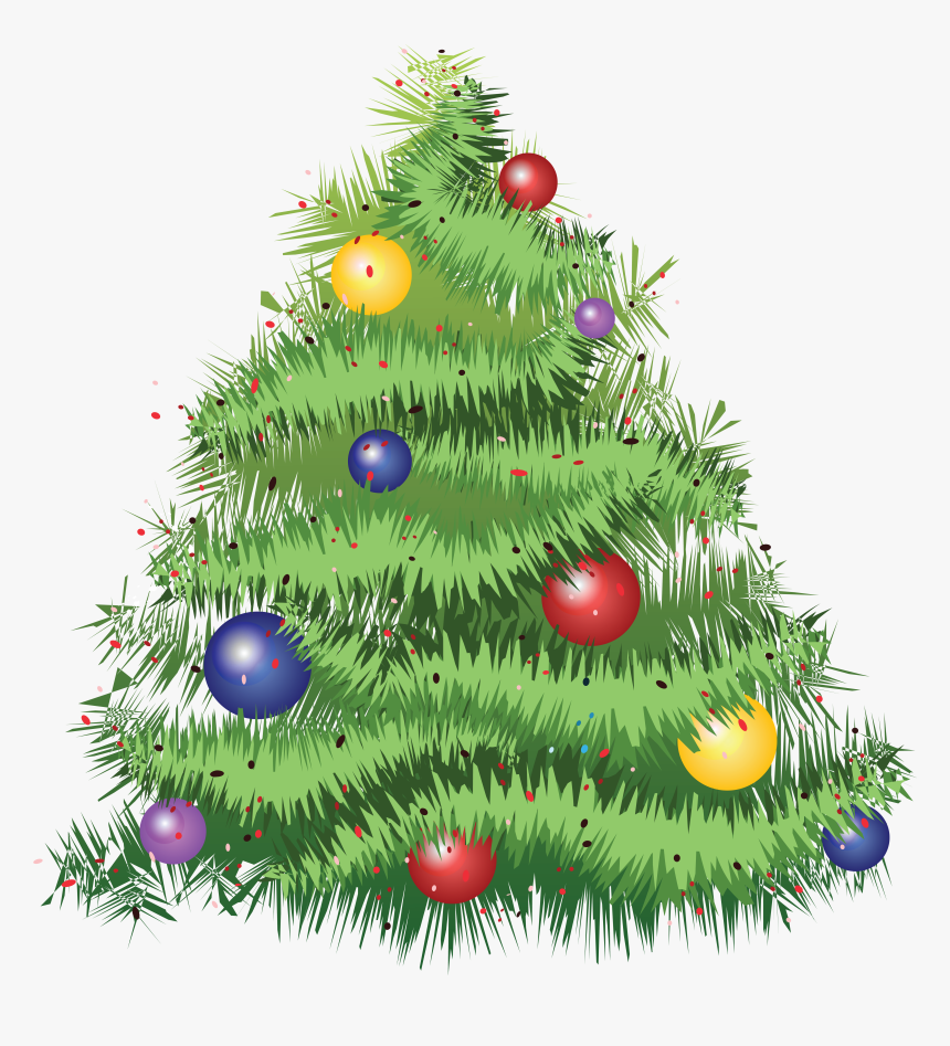 Christmas Tree Png - Decorated Christmas Tree Vector, Transparent Png ...