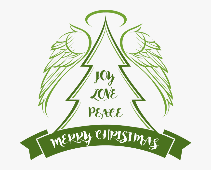 Christmas Tree Angel Clip Art