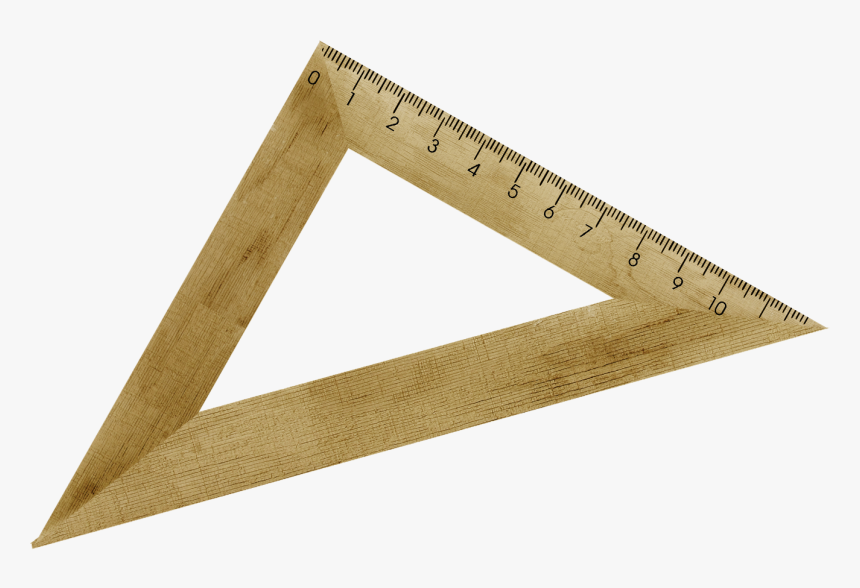 Ruler Clipart Triangular - Écaire Png, Transparent Png , Transparent ...
