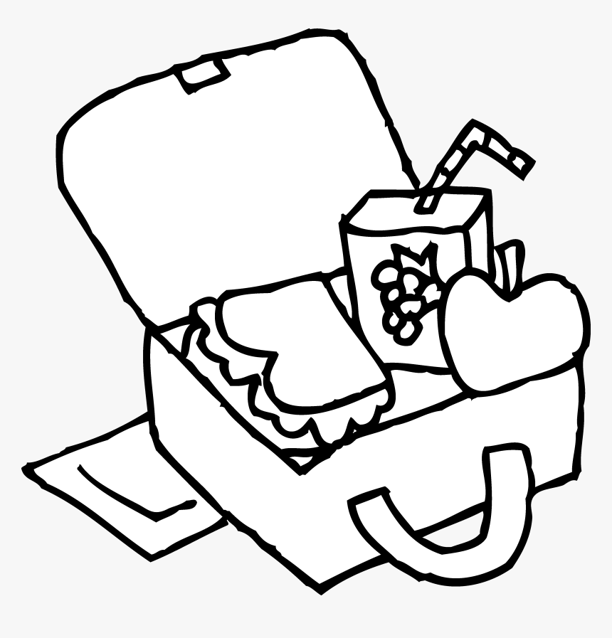 Lunch Bag Coloring Page