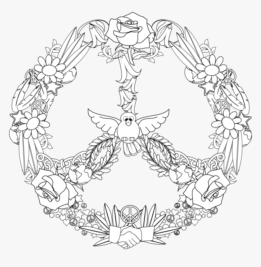 Non Violence Drawing, HD Png Download , Transparent Png Image - PNGitem