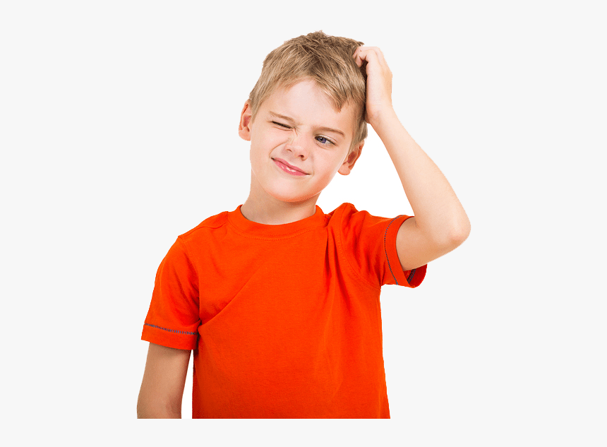 Boy Scratching Head, HD Png Download , Transparent Png Image - PNGitem