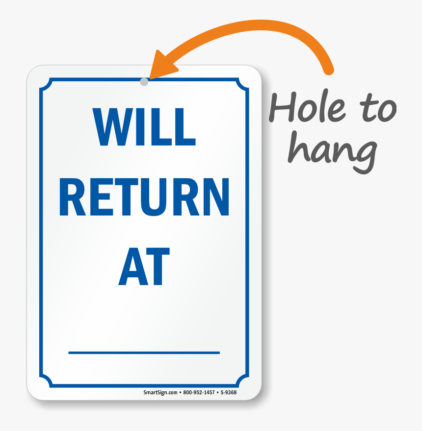 Stepped Out Of Office Sign, HD Png Download , Transparent Png Image ...