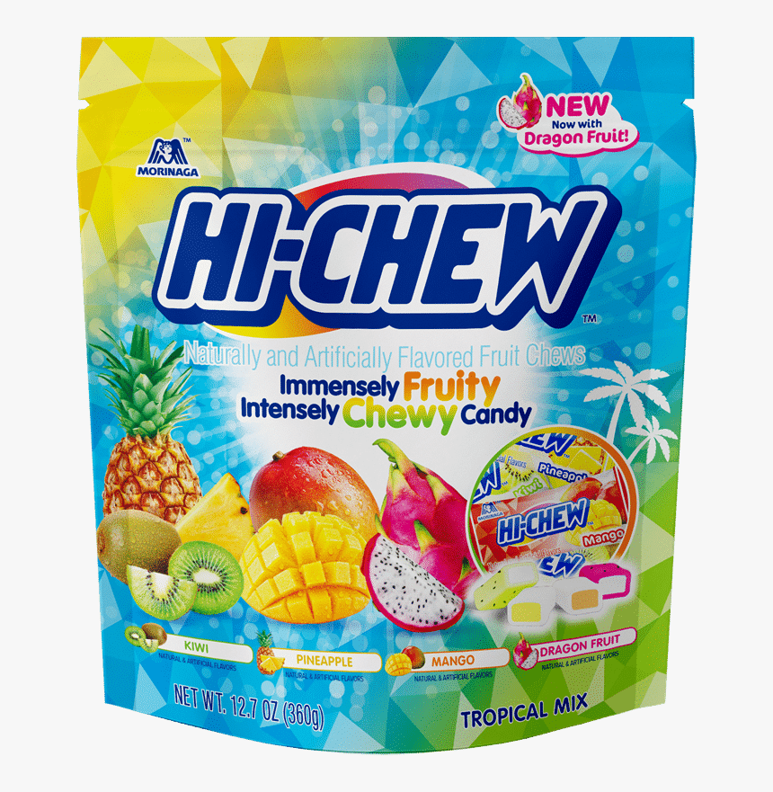 Tropical Mix Stand Up Pouch - Hi Chew, HD Png Download , Transparent ...