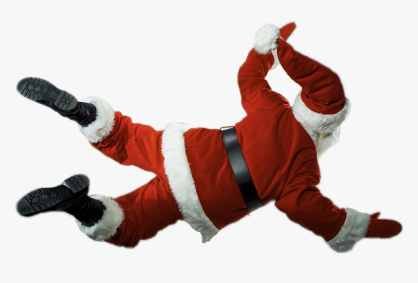 Santa Falling Over Png - Bboy Windmill, Transparent Png , Transparent ...
