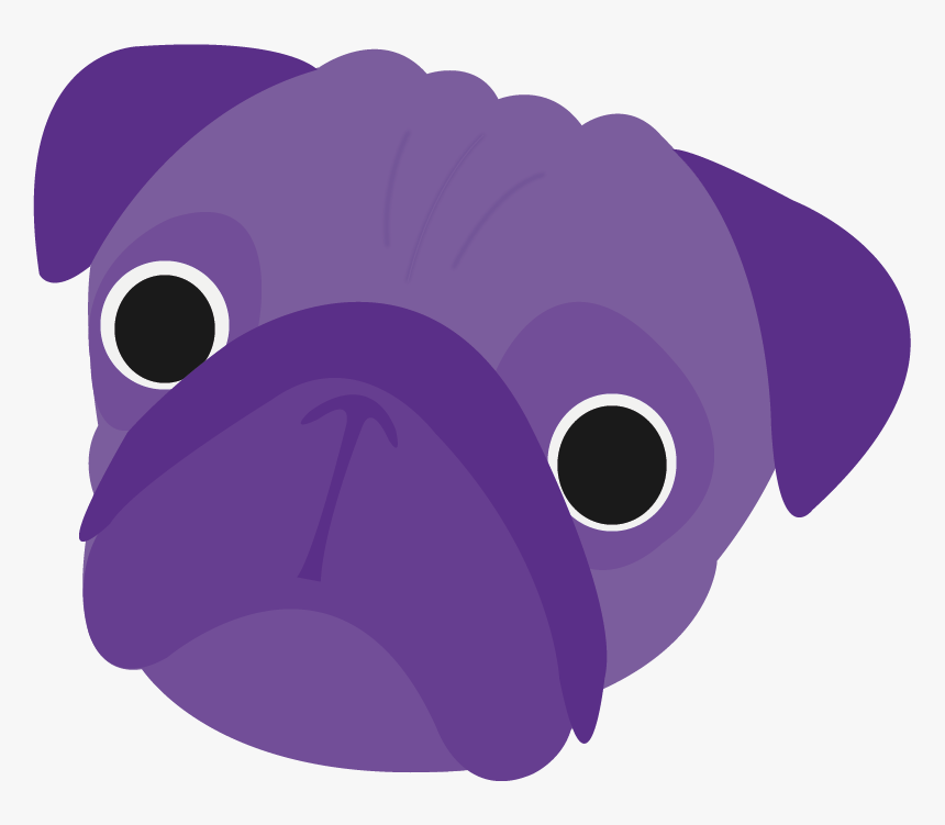 Purple Pug New Logo, HD Png Download , Transparent Png Image - PNGitem