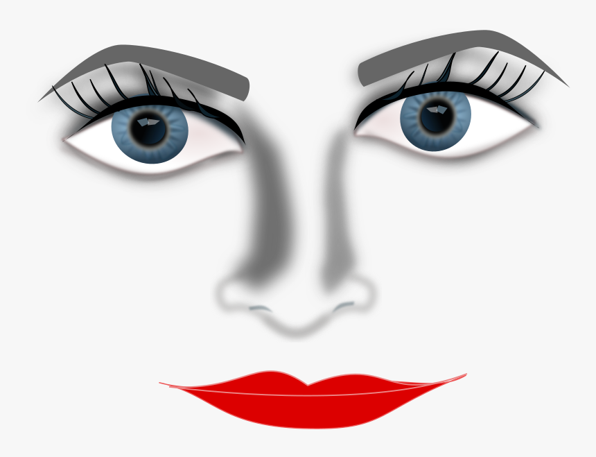 Face - Eyes Nose Mouth Png, Transparent Png , Transparent Png Image ...