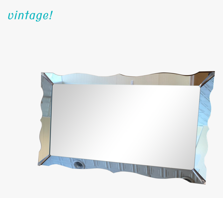 Large Vintage Venetian Style Wall Mirror - Paper, HD Png Download ...