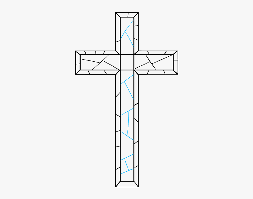 How To Draw Cross - Cross, HD Png Download , Transparent Png Image ...
