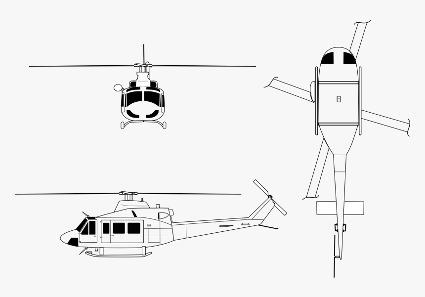 Drawing Helicopters Transparent Png Clipart Free Download - Huey ...