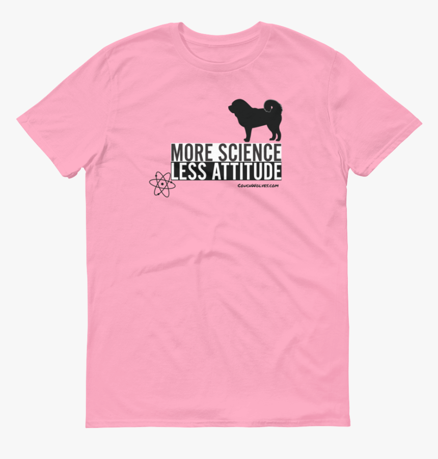 More Science Tm Mockup Front Flat Charitypink - Pug, HD Png Download ...