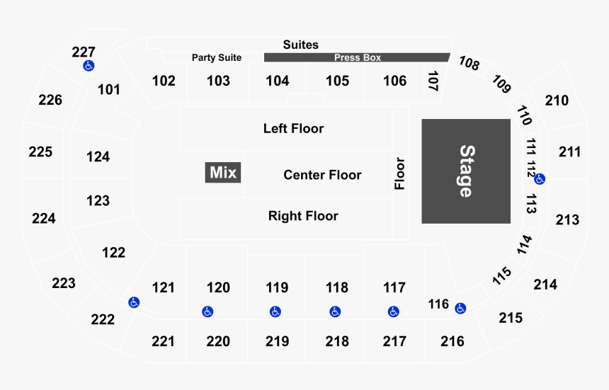 Uic Pavillion Seating Chart, HD Png Download , Transparent Png Image ...