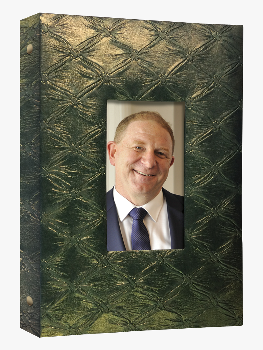 Silk Ribbon Emerald Memorial Book - Picture Frame, HD Png Download ...