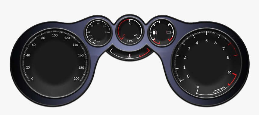 Speedometer, HD Png Download , Transparent Png Image - PNGitem