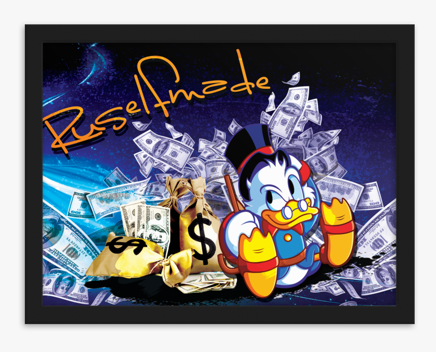 Scrooge Rsm Cash Flow Poster - Cartoon, HD Png Download , Transparent ...