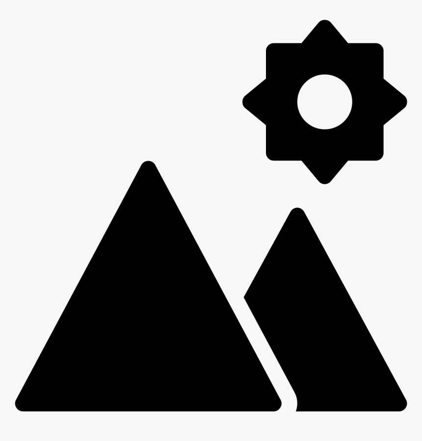 The Icon Shows Two Triangles - Triangle, HD Png Download , Transparent ...