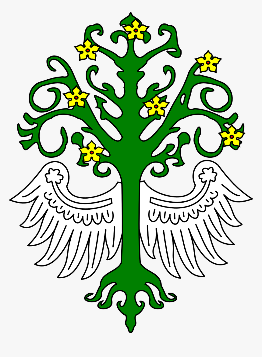 Tree Heraldic No Background, HD Png Download , Transparent Png Image ...
