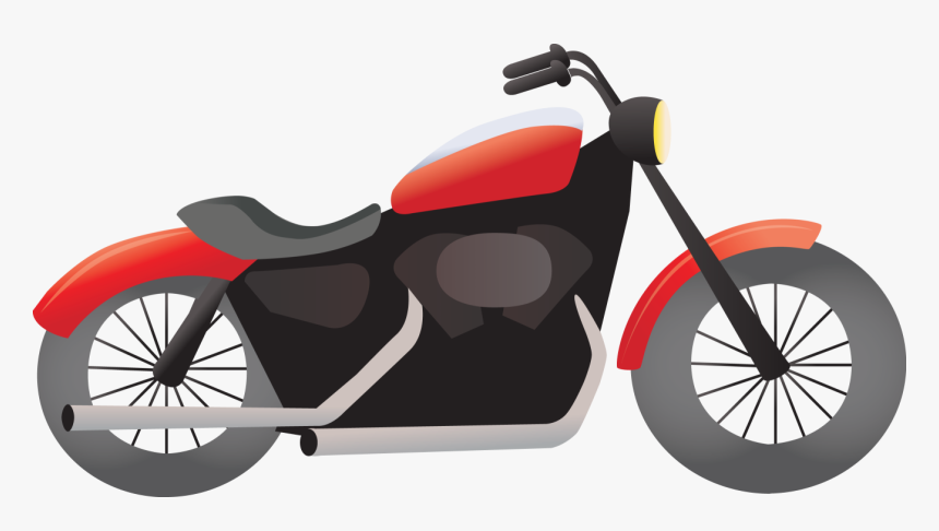 Simple Motorcycle Clipart
