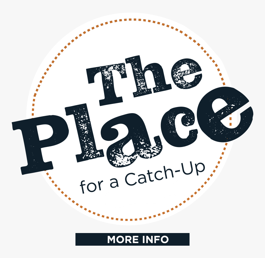 The Place For A Catch Up - Calligraphy, HD Png Download , Transparent ...