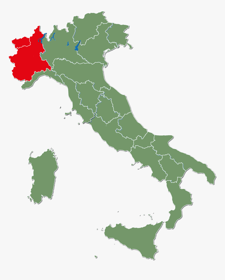 Italy Map, HD Png Download , Transparent Png Image - PNGitem