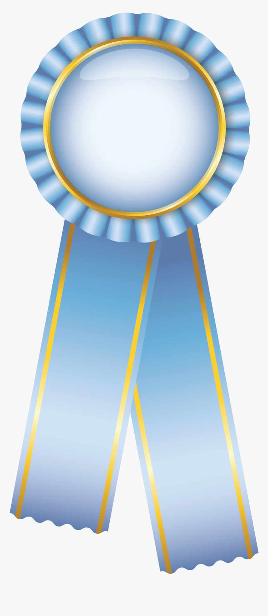Rosette Ribbon Blue Png Clipart - Transparent Background Award Clip Art ...