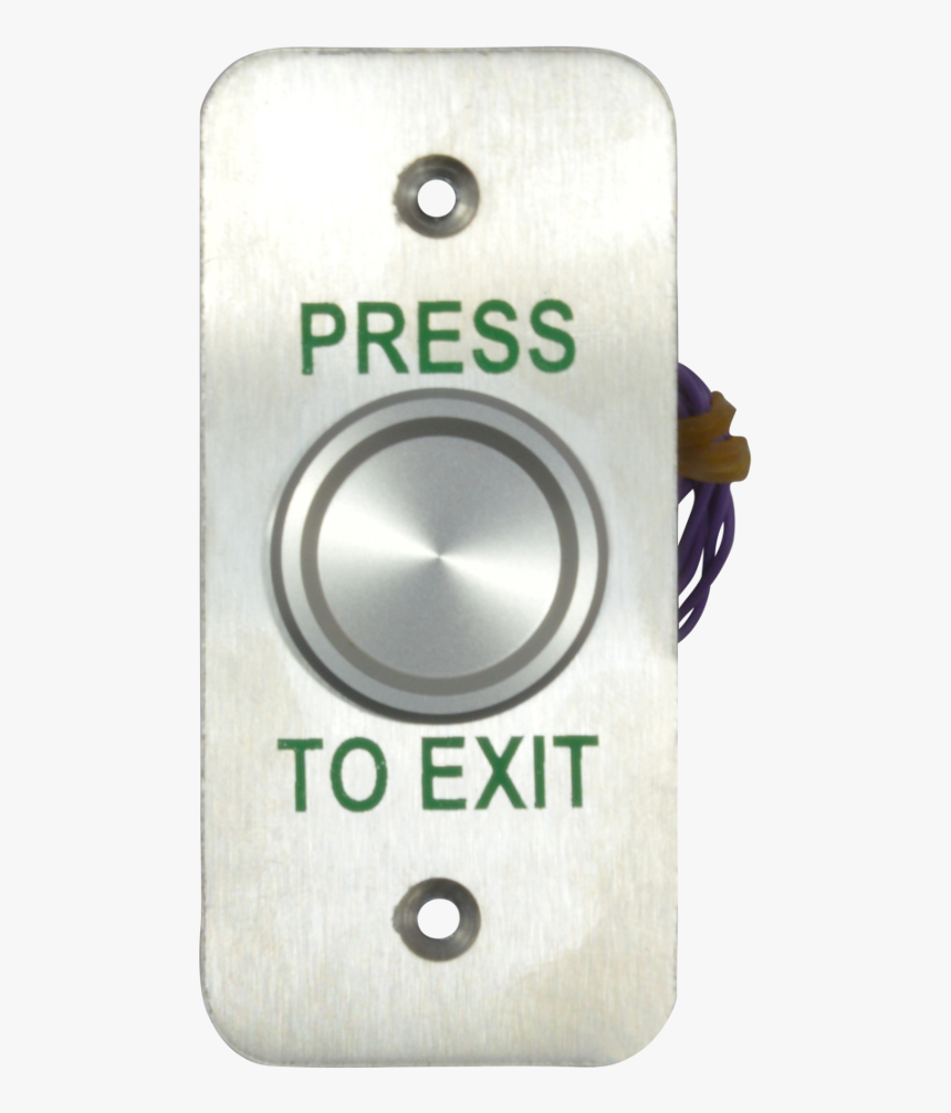 Metal Push To Exit Button, HD Png Download , Transparent Png Image ...