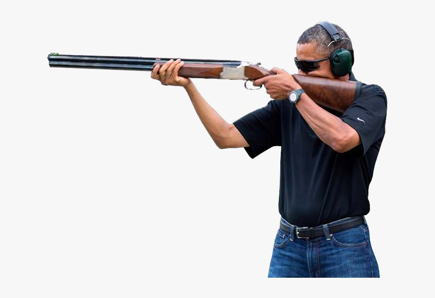 Obama With A Gun Png, Transparent Png , Transparent Png Image - PNGitem