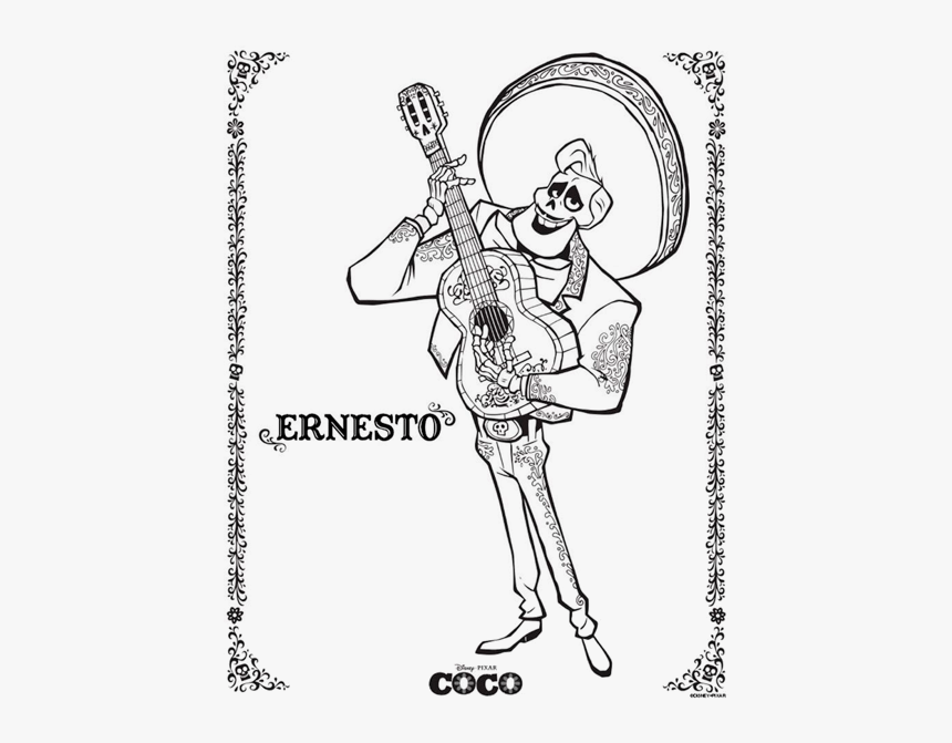 Coco Pelicula Png - Printables Coco Movie Color Sheets, Transparent Png ...