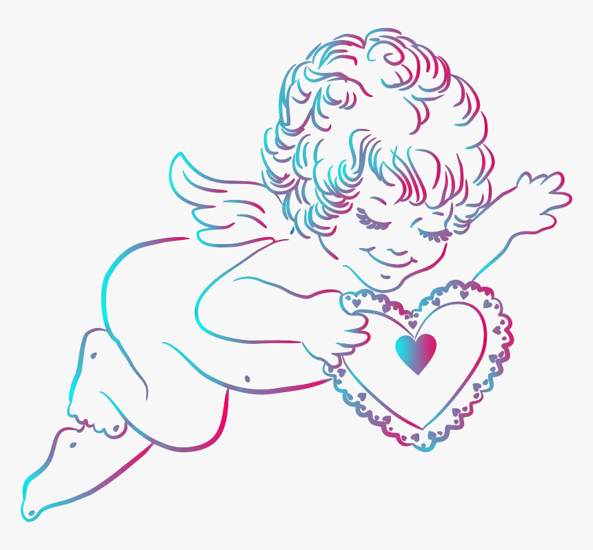 Little Angel - Angelček Pobarvanka, HD Png Download , Transparent Png ...