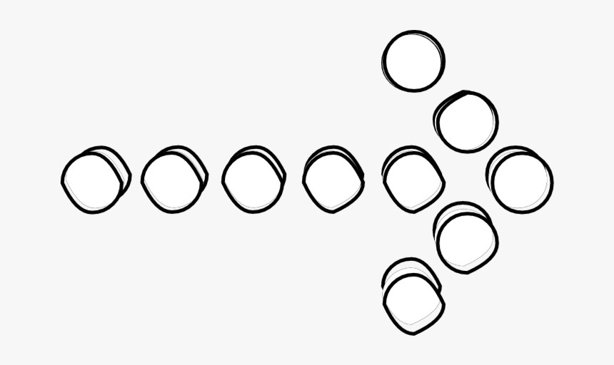 #white #arrow #whitearrow #circle #circles #point #pointing - Circle ...
