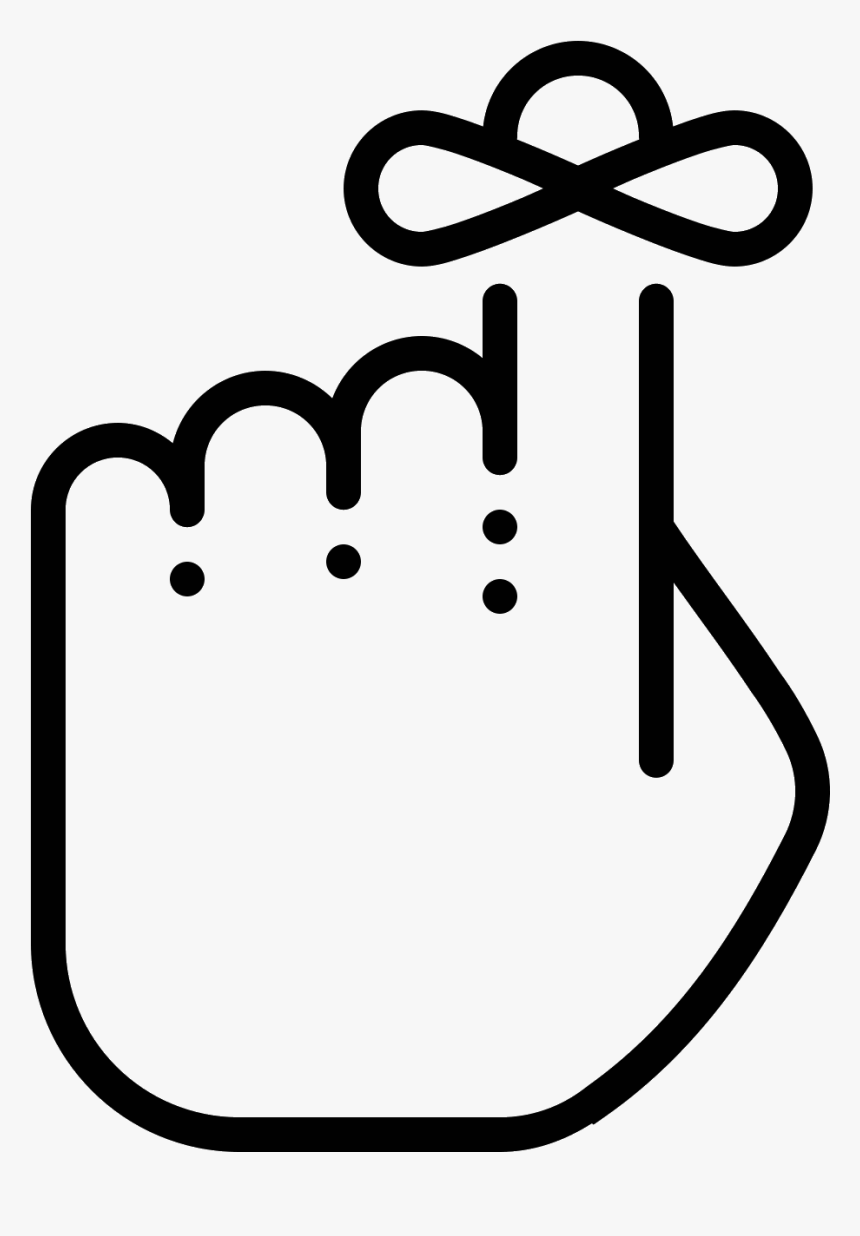 This Is A Picture Of A Left Hand With The Index Finger - Reminder Icon ...