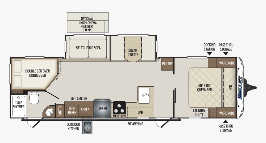 2020 Keystone Bullet 331bhs, HD Png Download , Transparent Png Image ...