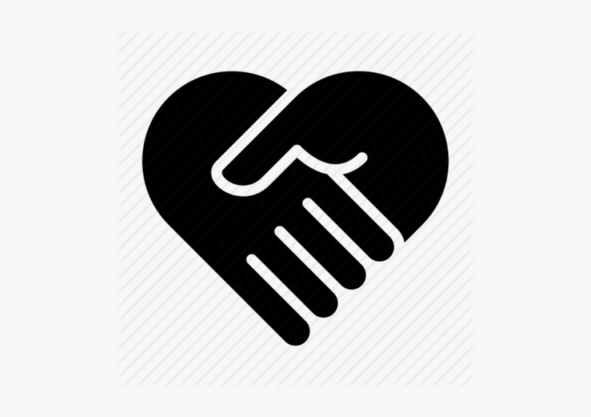Heart Icon Transparent - Handshake Heart Icon Png, Png Download ...