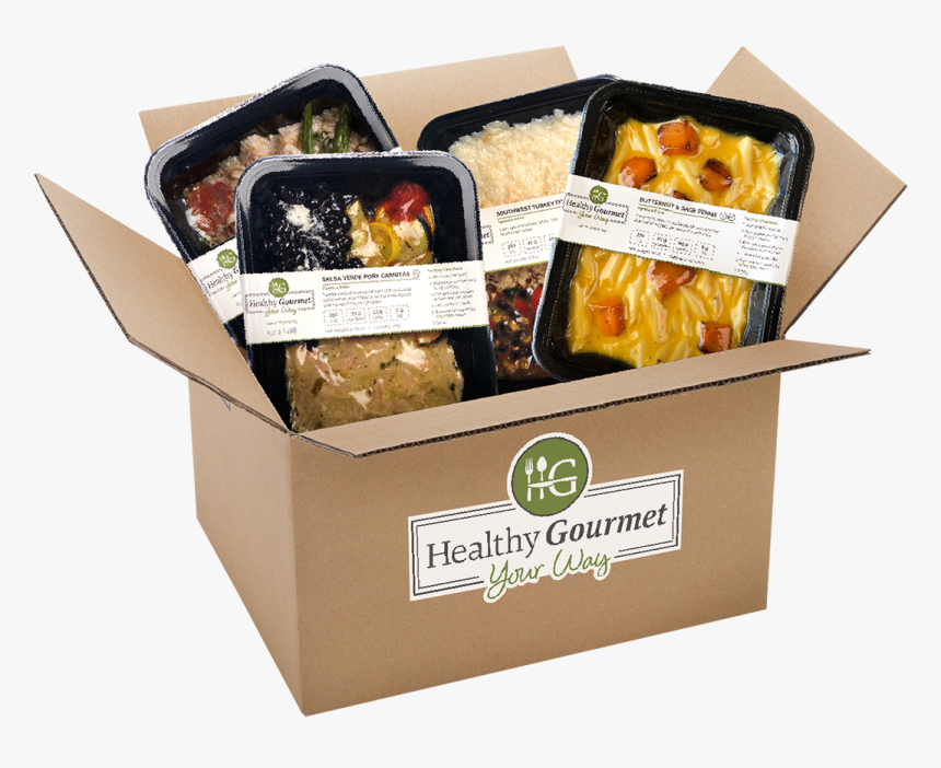 Healthy Gourmet Delivery Box - Food Packaging For Delivery, HD Png ...