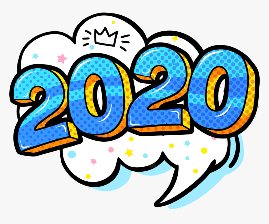 2020 Font Design Blue Png, Transparent Png , Transparent Png Image ...