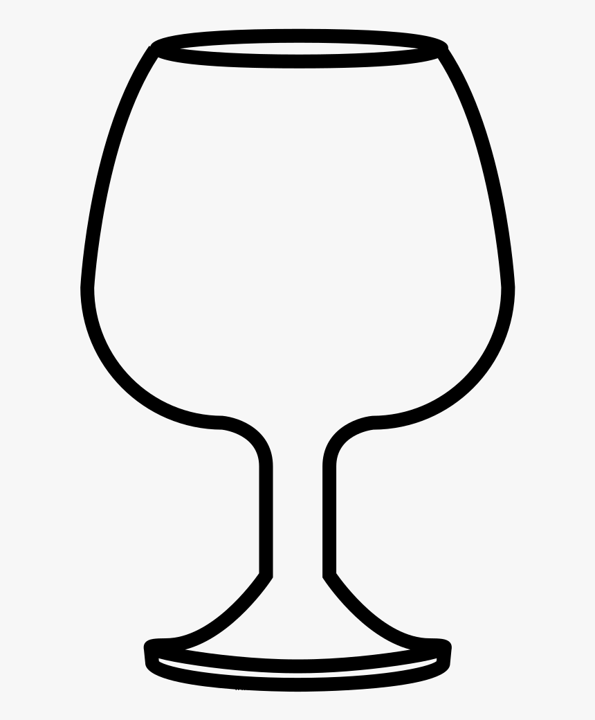 Brandy Snifter Coloring Page, HD Png Download , Transparent Png Image ...