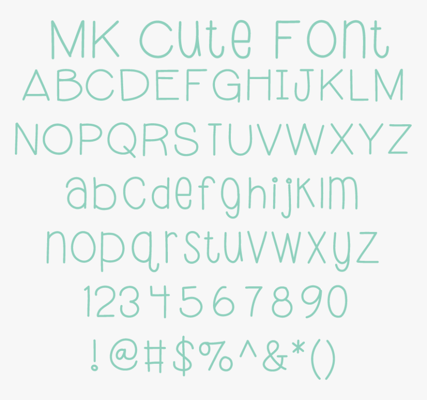 Cute Fonts, HD Png Download , Transparent Png Image - PNGitem