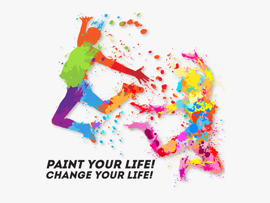 Colorful Zumba Silhouette Png, Transparent Png , Transparent Png Image ...