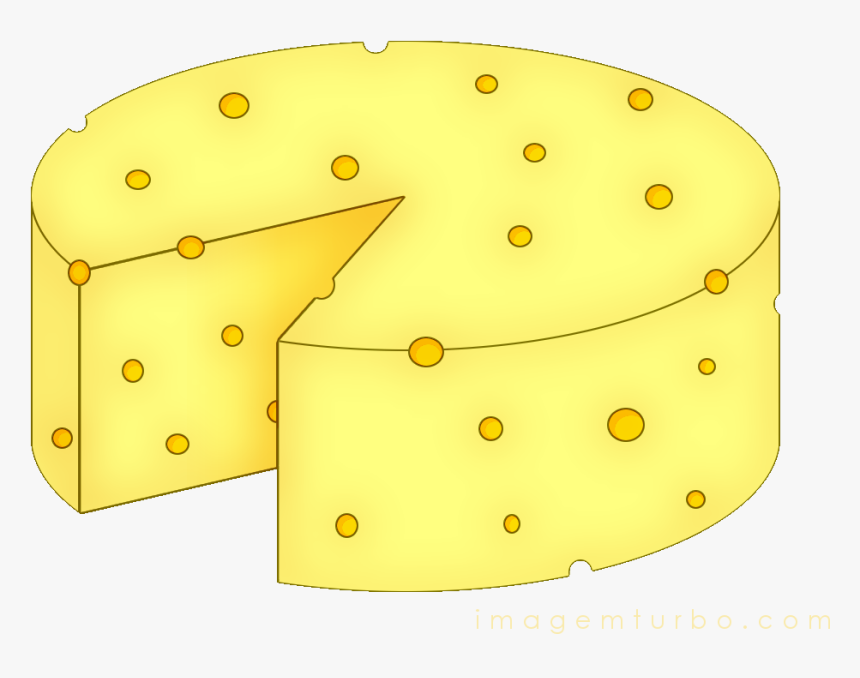 Swiss Cheese Slice Drawing