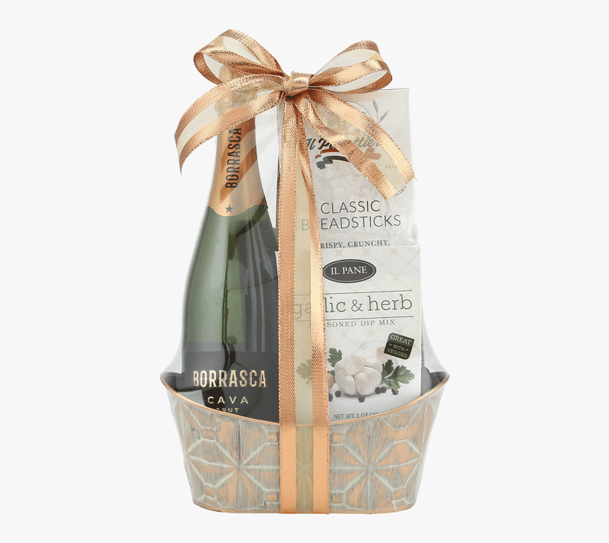 Borrasca Cava Gift Basket - Mishloach Manot, HD Png Download ...