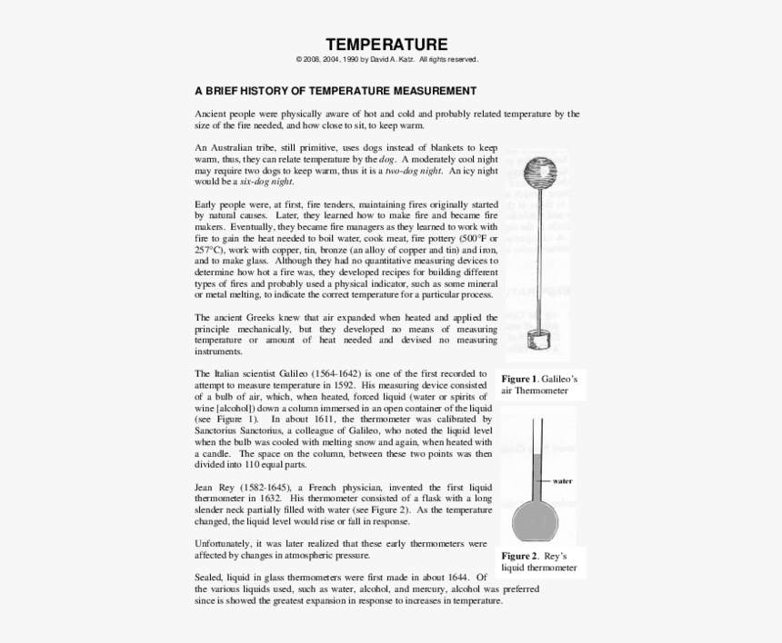 First Thermometer Invented