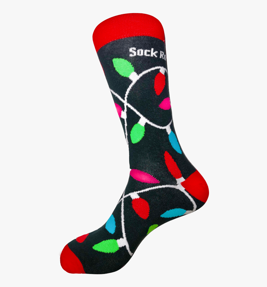 Sock Rocket Christmas Lights Socks - Sock, HD Png Download ...