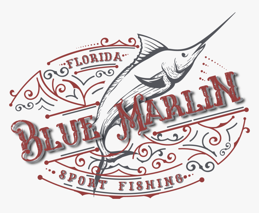 Blue Marlin Logo Design Illustration - Atlantic Blue Marlin, HD Png ...