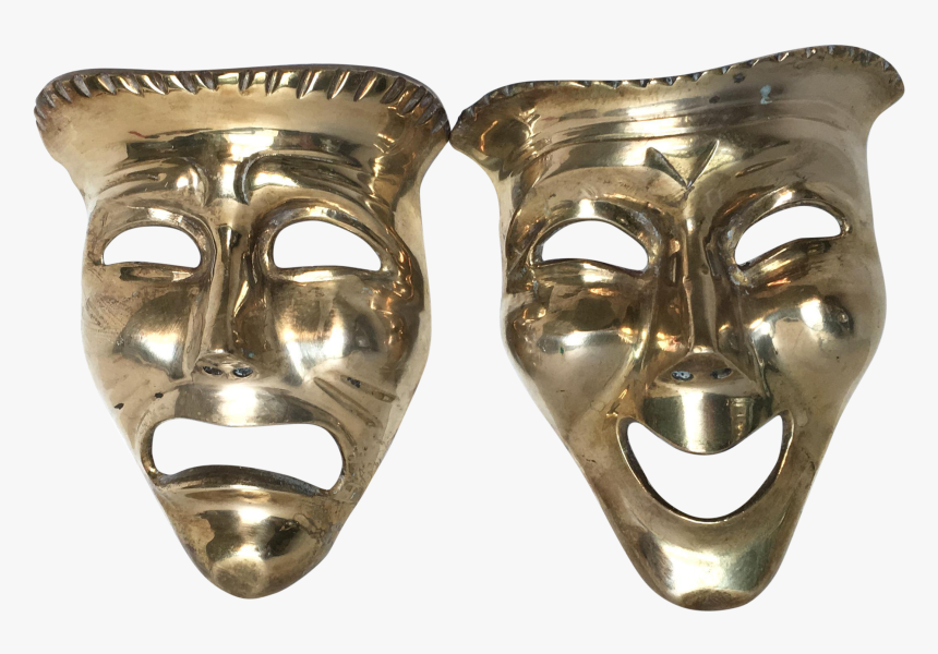 Tragedy Comedy Mask Png, Transparent Png , Transparent Png Image - PNGitem