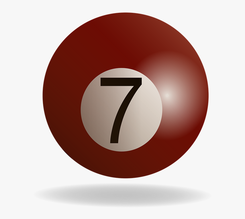 Billiard Ball 7 Png, Transparent Png , Transparent Png Image - PNGitem